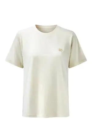 TWINSET Logo-plaque T-shirt - Neutrals