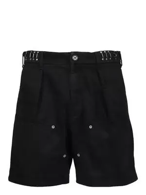 DAIRIKU Double-knee Chino Shorts - Black