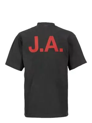 EVANGELI0N 95 Graphic-print Cotton T-shirt - Black