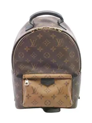 LOUIS VUITTON Louis Vuitton Monogram Canvas Palm Springs Backpack Brown