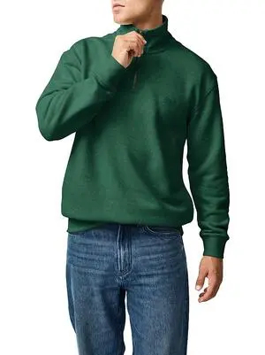 Rodd & Gunn Newfield Fleece Quarter Zip Shirt - Forest