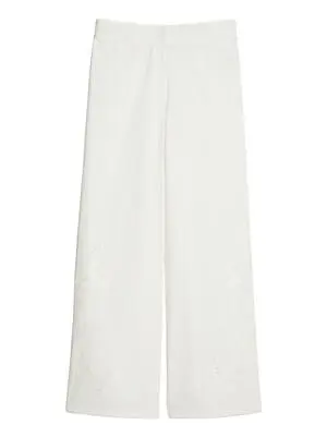 IBLUES Embroidered Wide Leg Trousers - No