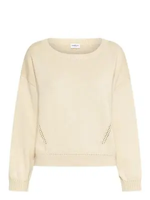 Marella Marella Ribbed Knit Sweater Nude