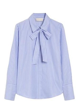 IBLUES Striped Long-sleeve Shirt - Blue