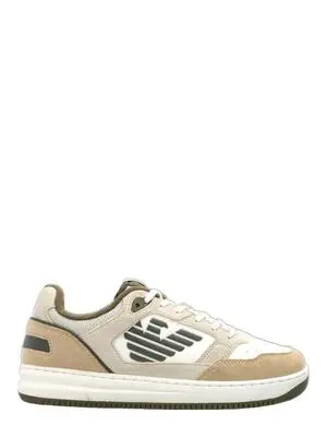 EA7 Logo Low-top Sneakers - Beige
