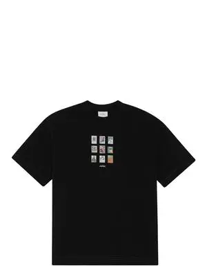 LES DEUX Short-sleeve Jersey T-shirt - Black