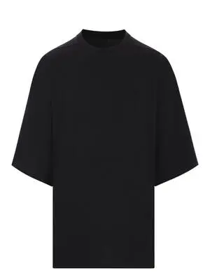 Rick Owens Crewneck Oversized T-shirt - Black