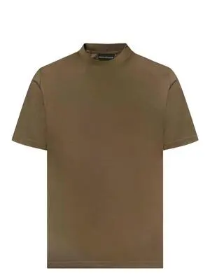 GIULIANO GALIANO High-neck Short-sleeve T-shirt - Brown