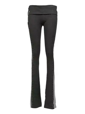 JADED LONDON Rynna Studded Flared Trousers - Grey