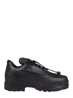 AKME Leather Hiking-style Low-top Boots - Black