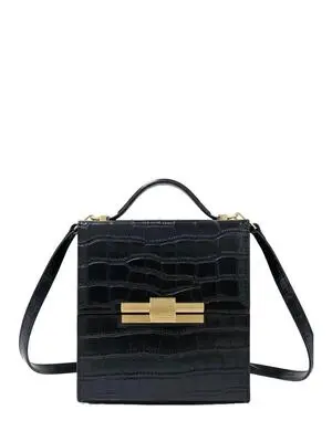 THE BAG ICON The Nina Cigar Box Bag Multicolour - Black