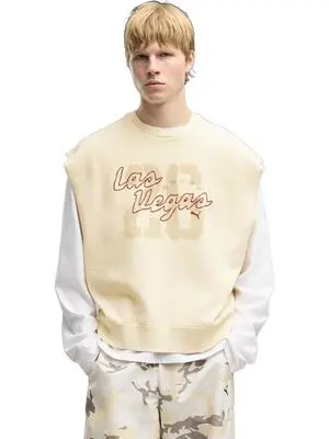 PUMA Las Vegas Boxy Crew Sweatshirt - Yellow