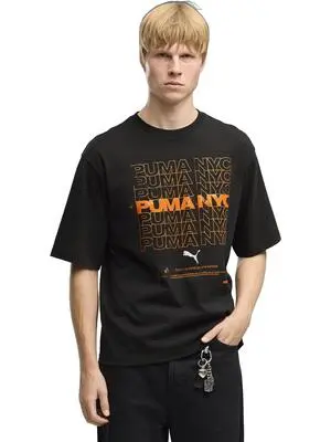 PUMA Nyc Boxy Graphic T-shirt - Black