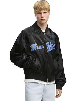 PUMA Nyc Bomber Jacket - Black