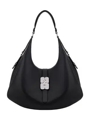 GANNI Ganni Kat Large Shoulder Bag Black