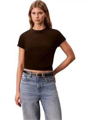 Calvin Klein Monogram T-shirt - Dark Coffee
