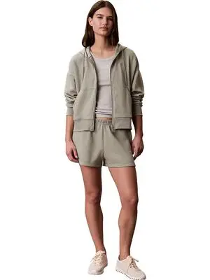 Calvin Klein Archive Logo Fleece Shorts - Shadow