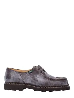 Paraboot Paraboot Leather Lace-up Derby Shoes Coffee