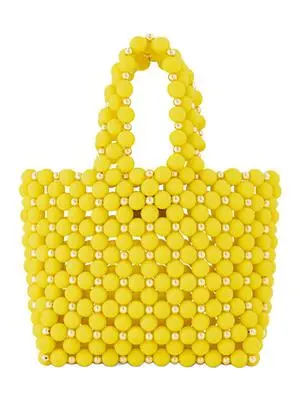 BELYED HANDCRAFT Sola – Acrylic Bead Handbag Belyed - Yellow