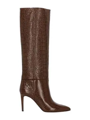 Paris Texas Knee High Boots - Brown