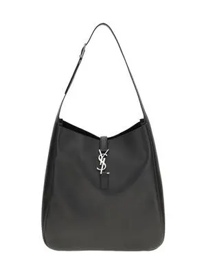 Saint Laurent Leather Shoulder Bag - Black