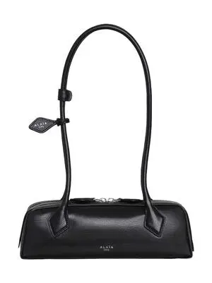 Alaïa ALAÏA Le Teckel Small Bag In Leather Black