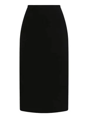 Dolce & Gabbana Wool Midi Skirt - Multicolor