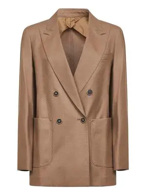 Max Mara Harald Stretch Cashmere Blazer - Multicolor