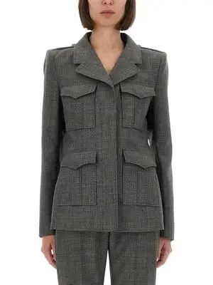 Alexander McQueen Wool Jacket - Gray