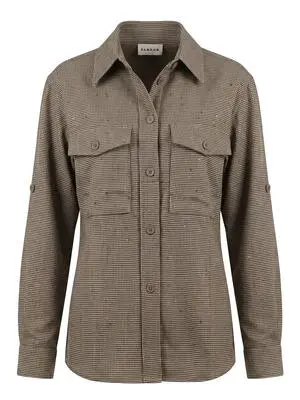 P.a.r.o.s.h Houndstooth Shirt - Multicolor