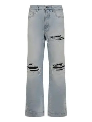 Amiri Mx1 Straight Flare Jeans - Blue