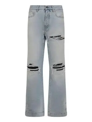 Amiri Mx1 Straight Flare Jeans - Blue