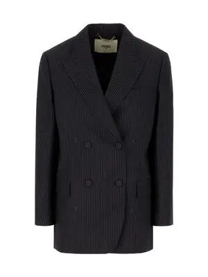 Fendi Clothing Blazers & Gilets - Multicolor