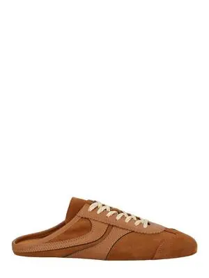 Dries Van Noten Sneaker Mule In Suede - Brown