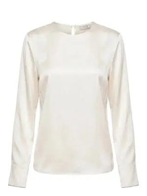 Peserico Silk Long Sleeve Shirt - Multicolor