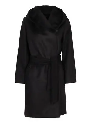 Max Mara Coats Single Breasted Coats - Black