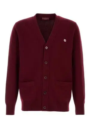 Gucci GUCCI Wool Blend Cardigan Red