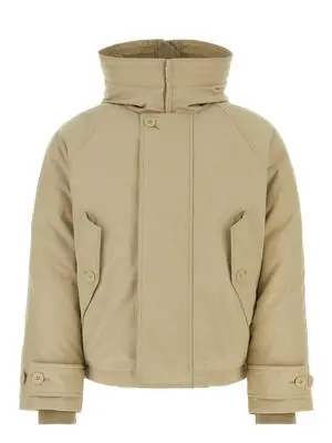 FERRAGAMO Polyester Blend Padded Jacket - Brown