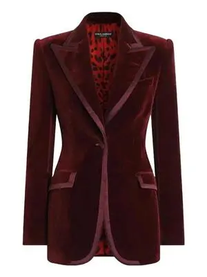 Dolce & Gabbana Single-breasted Cotton Blazer - Multicolor