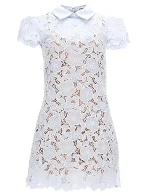 SELF-PORTRAIT Lace Mini Dress - Multicolor