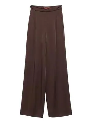 Max Mara MAX MARA STUDIO Wide Leg Trousers Brown