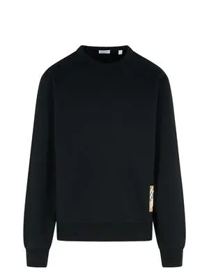 Burberry Cotton Sweatshirt - Black