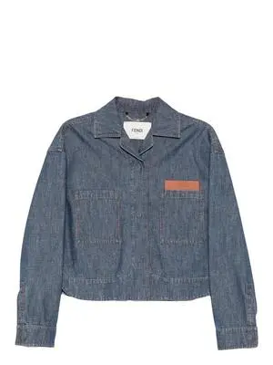 Fendi Jackets Denim Jackets - Blue