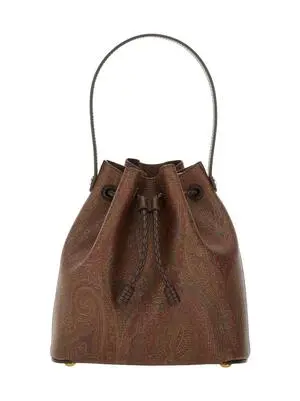 Etro Borsa A Secchiello Arnica Small - Brown