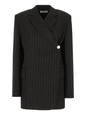 Sportmax SPORTMAX Pinstripe Structured Blazer Multicolor