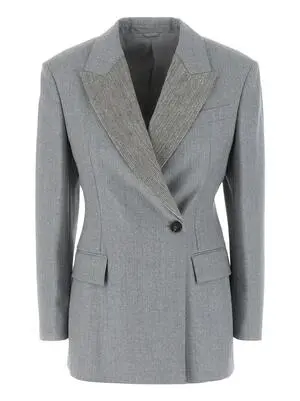 Brunello Cucinelli Tailored Wool Blazer - Multicolor