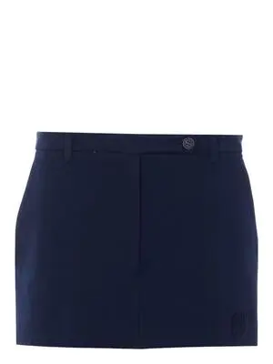 Miu Miu Mini Skirt - Blue