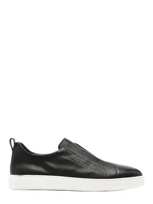 Santoni Trainers Slip-ons - Black
