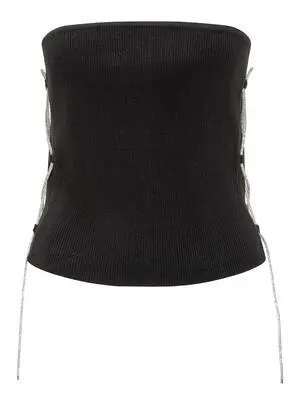 Giuseppe Di Morabito GIUSEPPE DI MORABITO Strapless Embellished Corset Top Multicolor