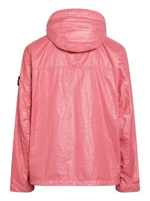 Stone Island Glossy Nylon Jacket - Pink
